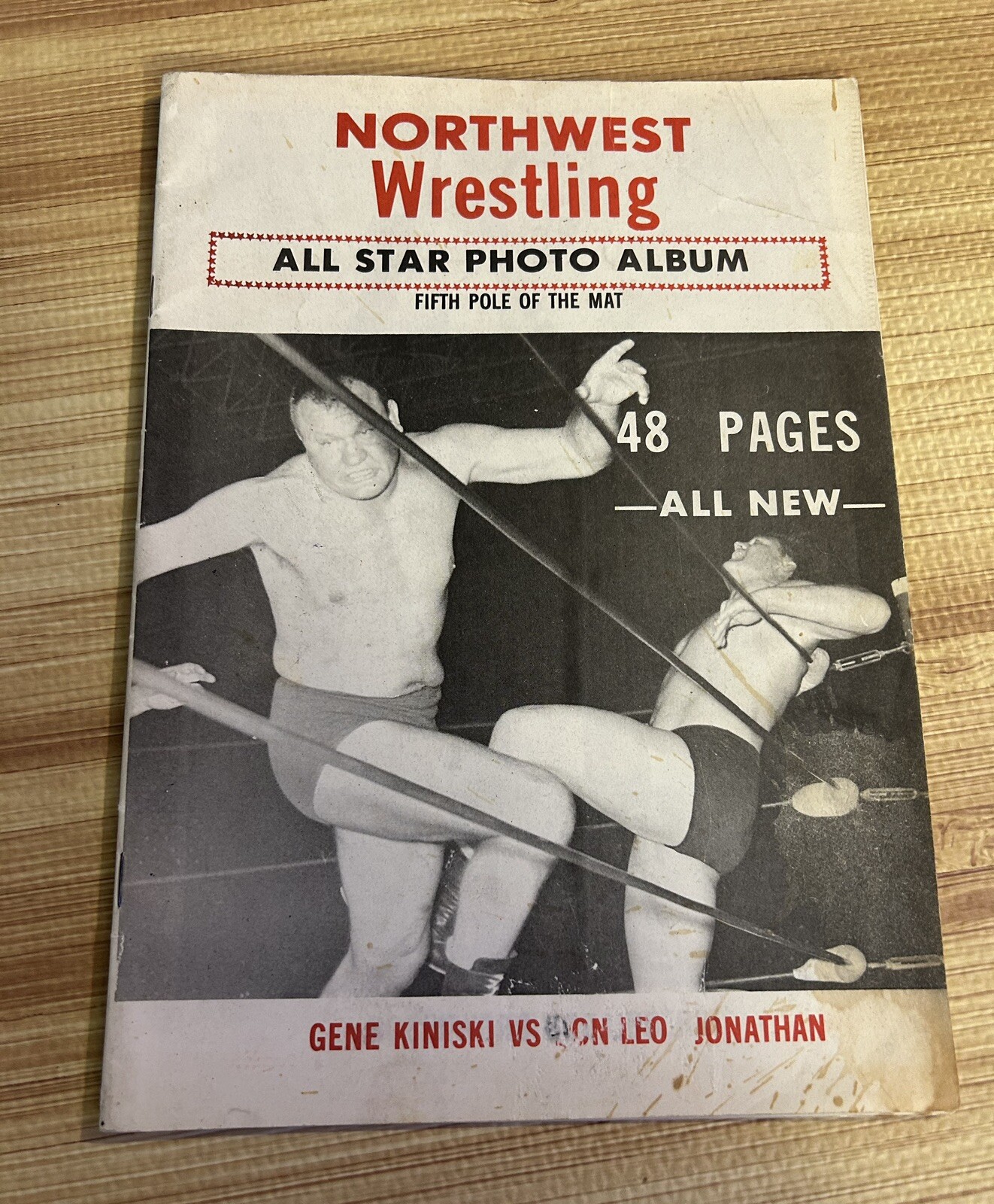 Pacific Northwest Wrestling Photo Album Magazine Program Book WWF AWA ...