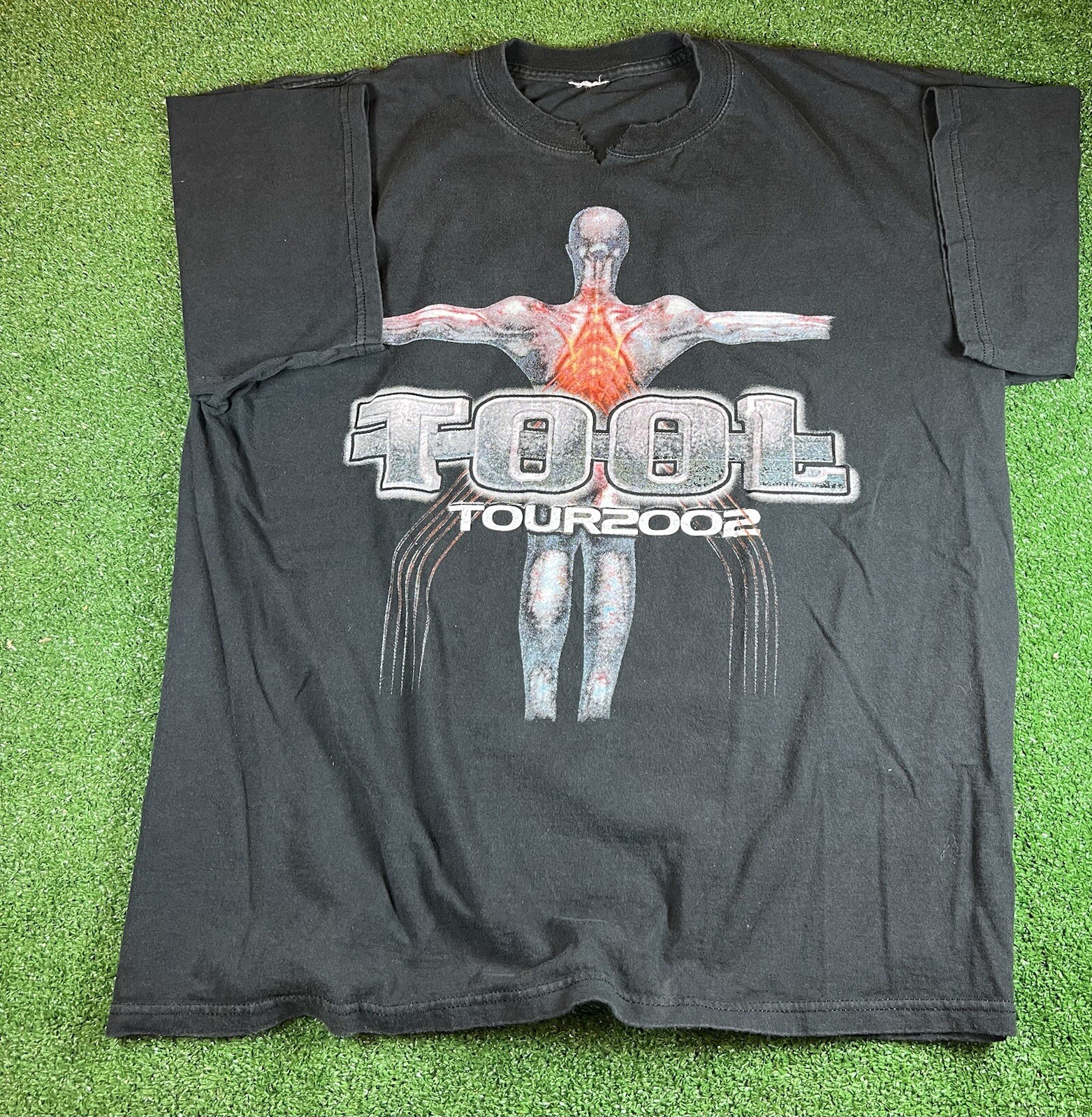 RARE VINTAGE 2002 TOOL TOUR SHIRT SIZE LARGE DOUBLE S… - Gem