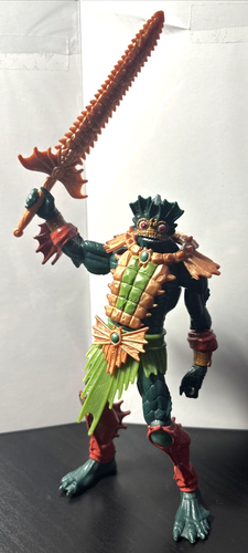 HE-MAN MOTU Merman I Masters of the Universe 2001 CHASE GREEN VARIANT ...