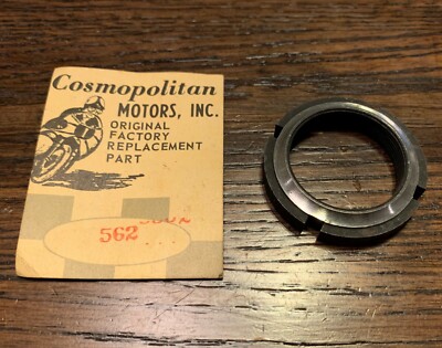 MOTOBI PICNIC 75cc SCOOTER UPPER FORK ADJUSTING NUT (BEARING RACE CAP ...
