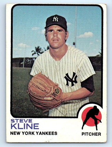 1973 Topps #172 Steve Kline New York Yankees | eBay