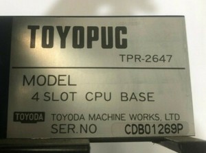TOYOPUC -4 Slot CPU Base - TPR-2647 New in Box | eBay