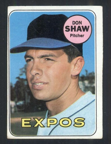 1969 Topps #183 Don Shaw VG/VGEX Expos 50330 | eBay