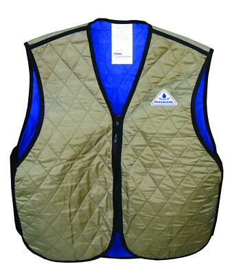 TECHNICHE HYPERKEWL EVAPORATIVE COOLING SPORT VEST - KHAKI - MEDIUM ...