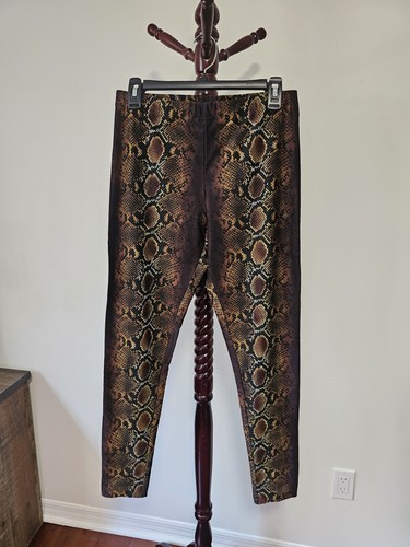 Authentic Versace Snake Print Brown Leggings /Used | eBay
