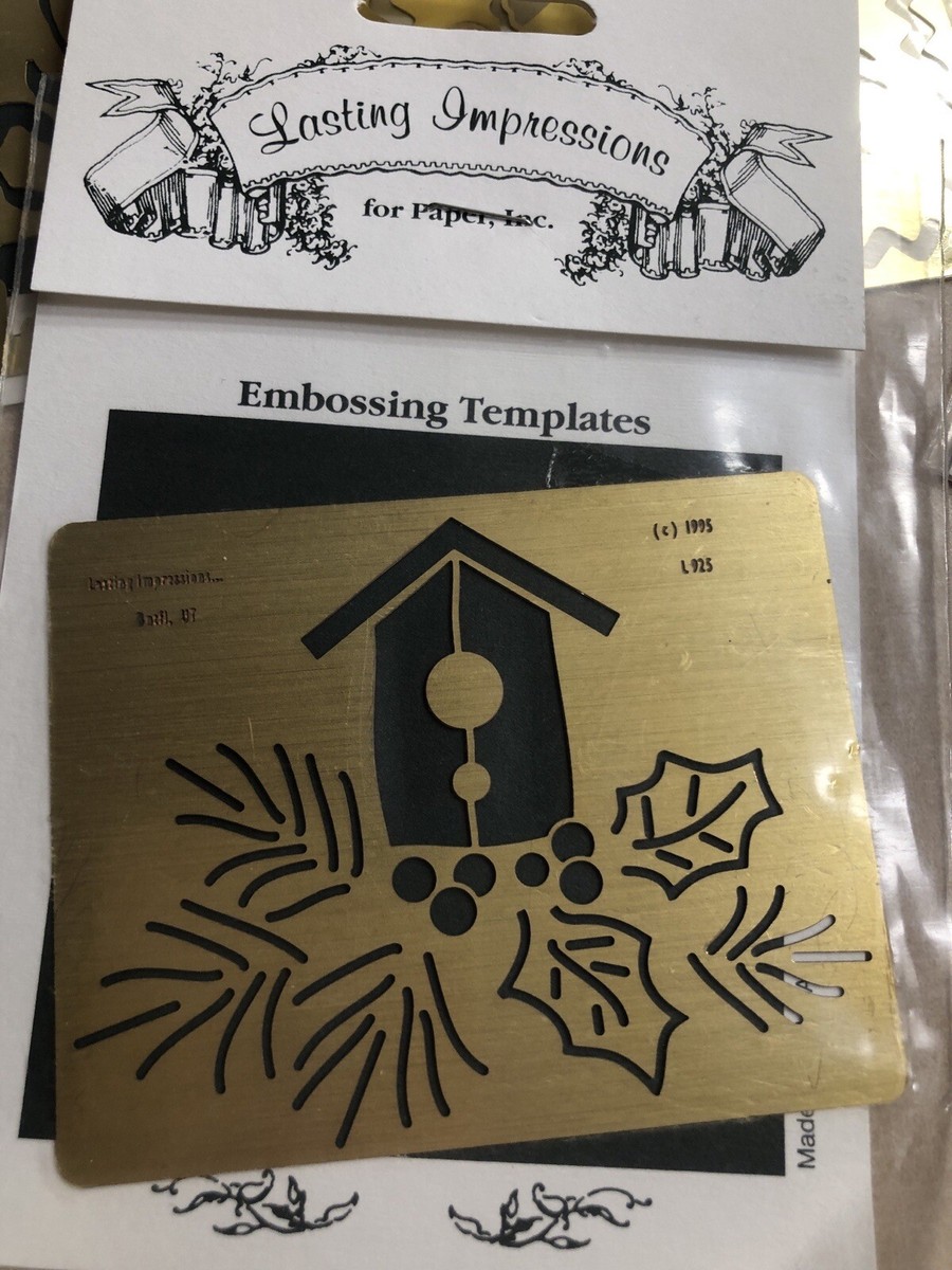 Embossing Templates
