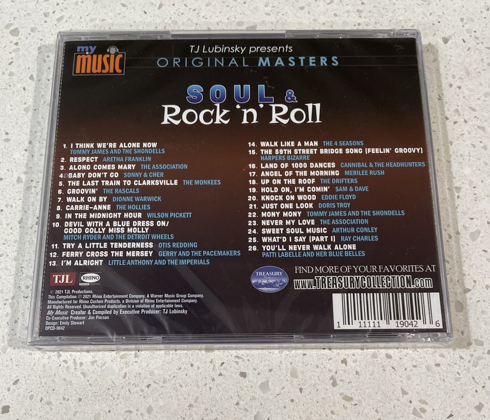 TJ Lubinsky "Soul & Rock 'n' Roll" My Music/TJL productions New Sealed ...
