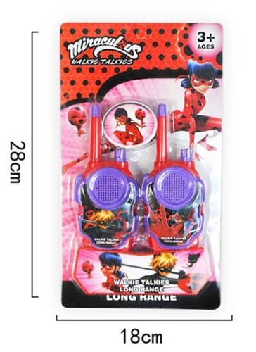 MIRACULOUS LADYBUG ELECTRONIC WALKIE TALKIE KIDS CHILD TALKING SOUND ...