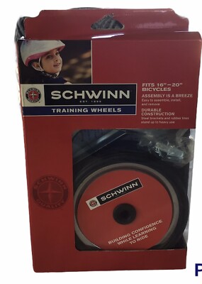 NEW SCHWINN TRAINING WHEELS & MOUNTING HARDWARE FITS 16” - 20” BICYCLES ...