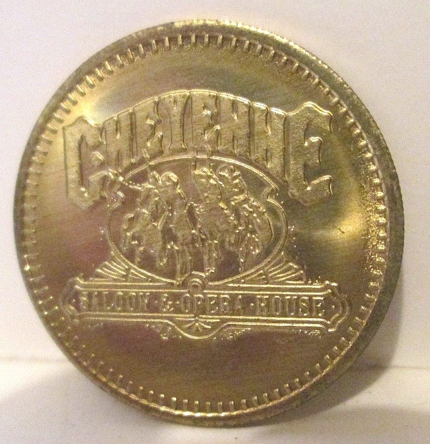 CHURCH STREET STATION ORLANDO FLA ATTRACTION TOKEN CHEYENNE SALOON ...
