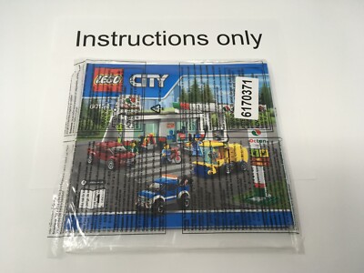 ONLY instructions Lego 60132 Service Station; no bricks/parts, box or ...