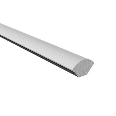 3 x White 19mm Quadrant UPVC Trim Length: 1.2 Metres. Internal Corner ...