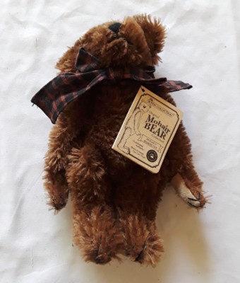 1997 Boyds Bears Reagan Bearington Brown Jointed 9" MOHAIR Collectible ...