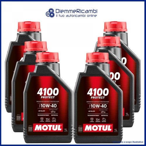 6 Litres D'Huile Motul 4100 Protect 10W-40 Technosynthèse API SL/CF | eBay