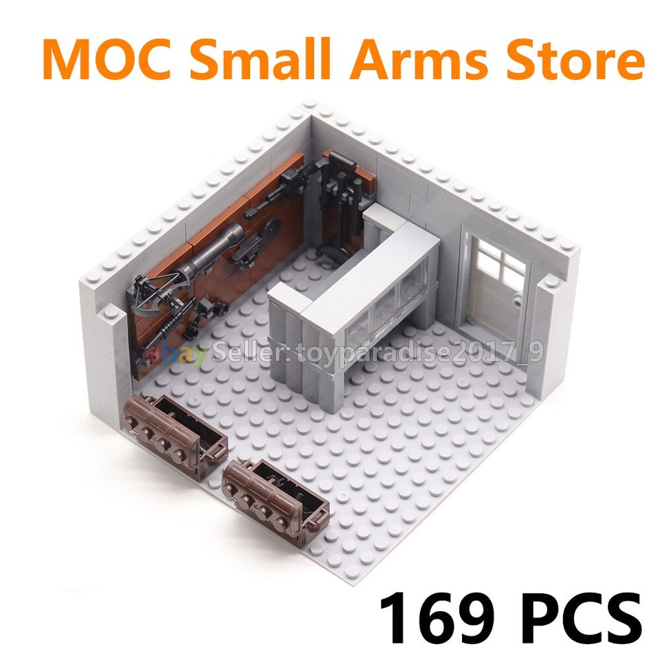 MOC Military Building Blocks Bricks Arms Store Baseplate PDF Paper ...