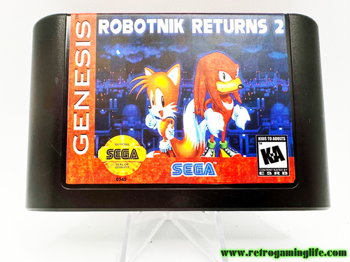 Robotnik Returns 2 Sega Genesis Video Game Cart | eBay