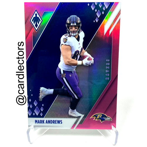 2021 Panini Phoenix Football MARK ANDREWS #8 Pink Parallel /199 ...