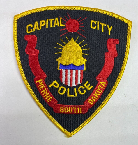 Pierre Police Capital City South Dakota SD Patch F2 | eBay