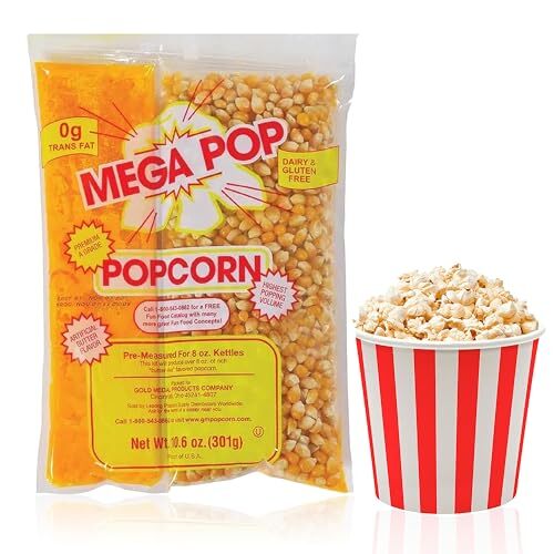 12oz Popcorn Portion Packs - Package of 6ct | eBay