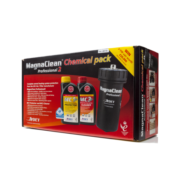 Adey Magnaclean Professional 2 Magnetic Filter 22mm Chemical Pack for ...