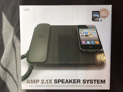 iWave AMP 2.1X Speaker System 2-in-1 Powerful Speaker Driver with Phone ...