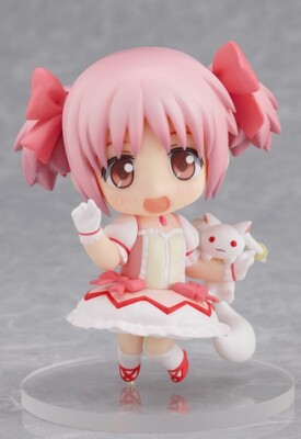 Nendoroid Madoka Kaname & Kyubey Mini Figure used from Japan | eBay