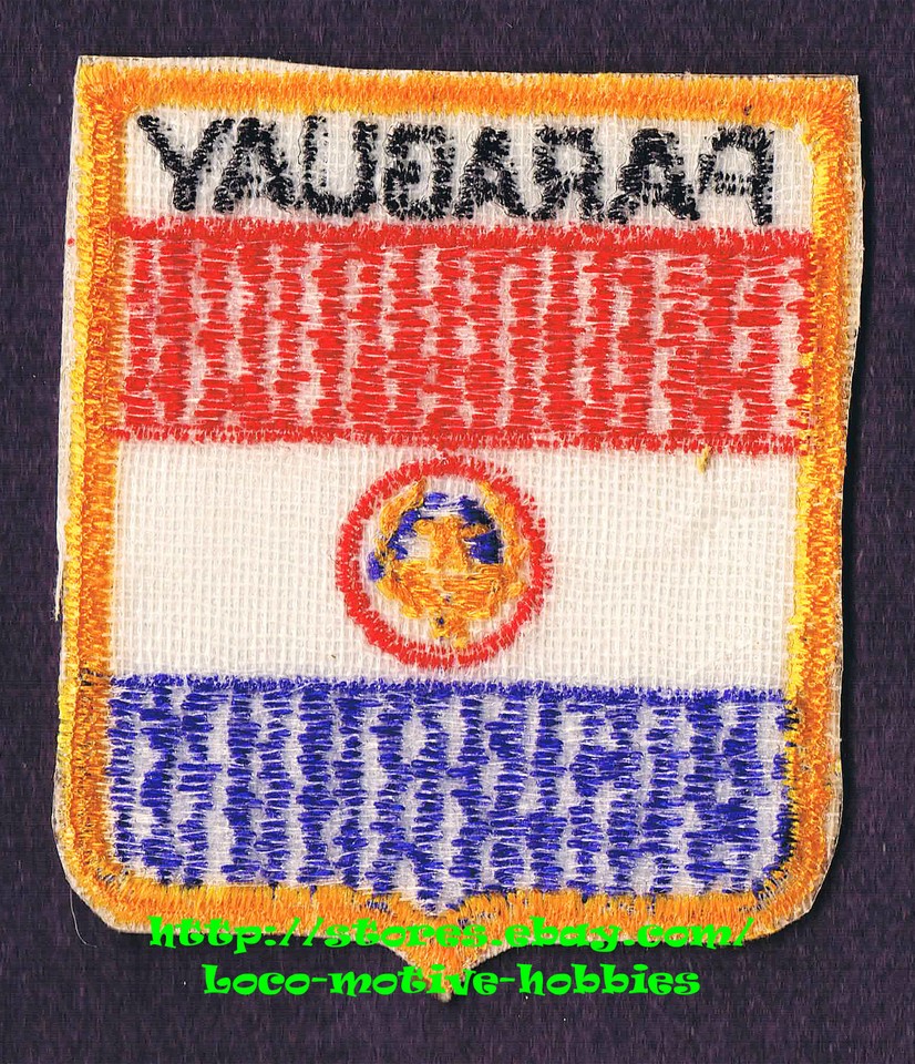 LMH PATCH Badge PARAGUAY Bandera de FLAG National Shield Pennant Red White Blue | eBay
