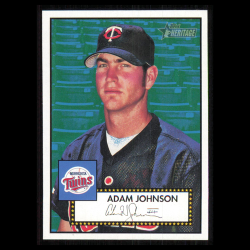 Adam Johnson #150 2001 Topps Heritage Minnesota Twins Baseball Card MLB ...