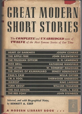 Great Modern Short Stories: An Anthology of Twelve Famous Stories and ...