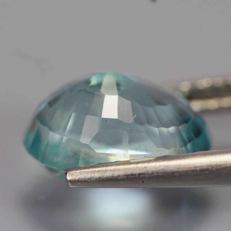 4.05 CTS UNHEATED SANTA MARIA BLUE NATURAL OVAL SHAPE AQUAMARINE BERYL ...