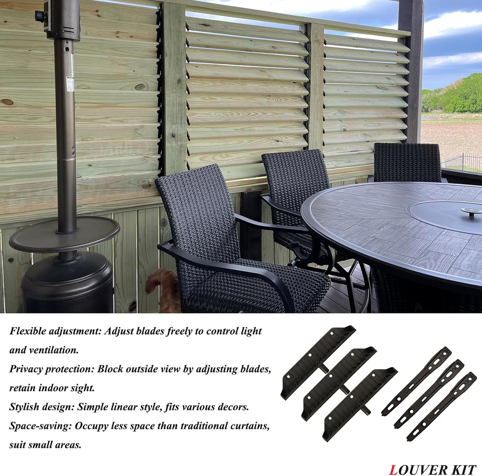 Louver Bracket Kit, Deck Sunblind System, Shutters Hardware System for ...