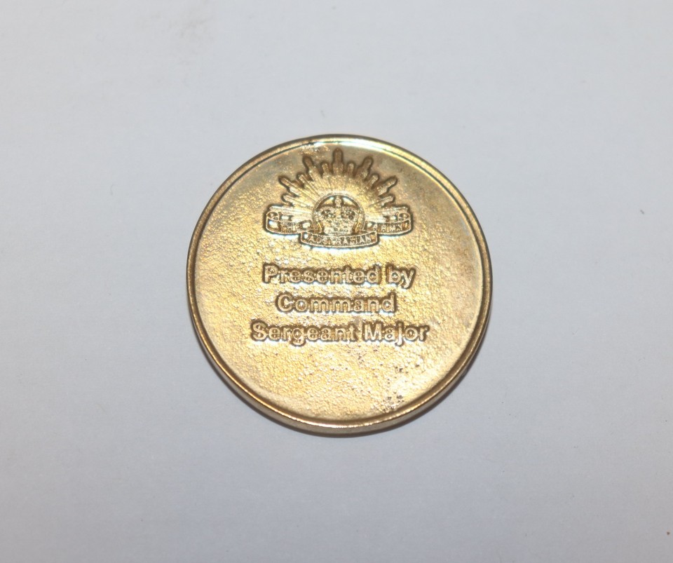 Special Operations Command Challenge coin. Presented by Command ...