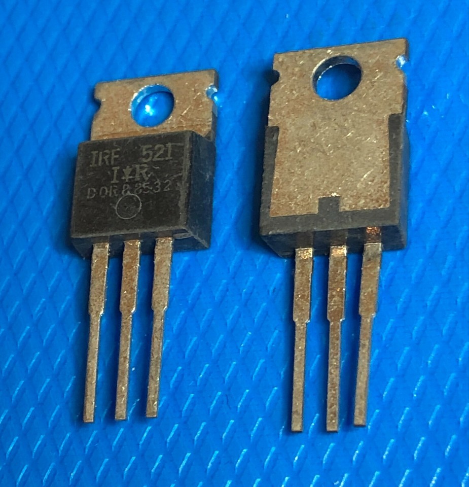 IRF521 Power Field-Effect Transistor N-CHANNEL MOSFET TO-220 [lot of 10 ...