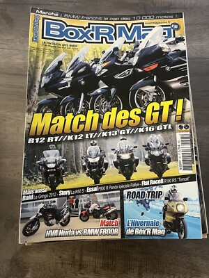 BOX'R MAG PASSION MOTO BMW N°45 03-04/2012 R12RT K12LT K13GT K16GTL ...