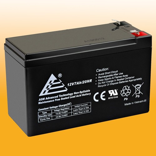 ExpertBattery 12V 7Ah Solex BD127 SB1270 Alarm Back Up Battery ...