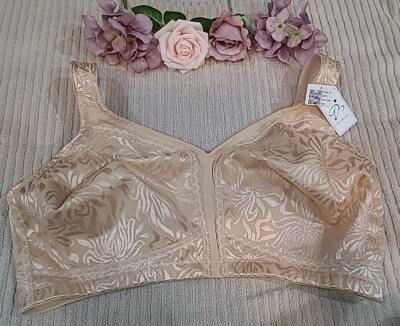 ZERO BOUND 40G Beige DARK NUDE 64348SF W005 Floral Lace Sexy Shiny Bra nwt | eBay