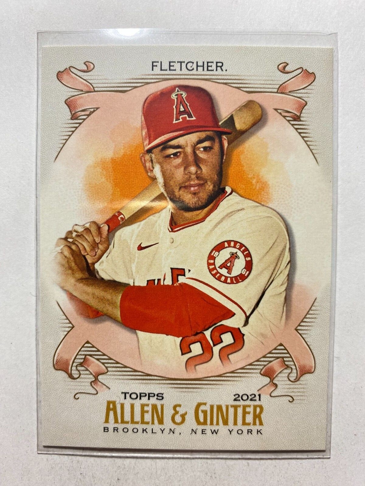 David Fletcher 2021 Topps Allen & Ginter Los Angeles Angels #347 SP ...