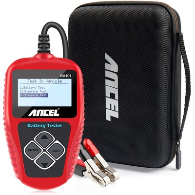 ANCEL BA101 12V Car Battery Load Tester 100~2000CCA Analyzer with ...