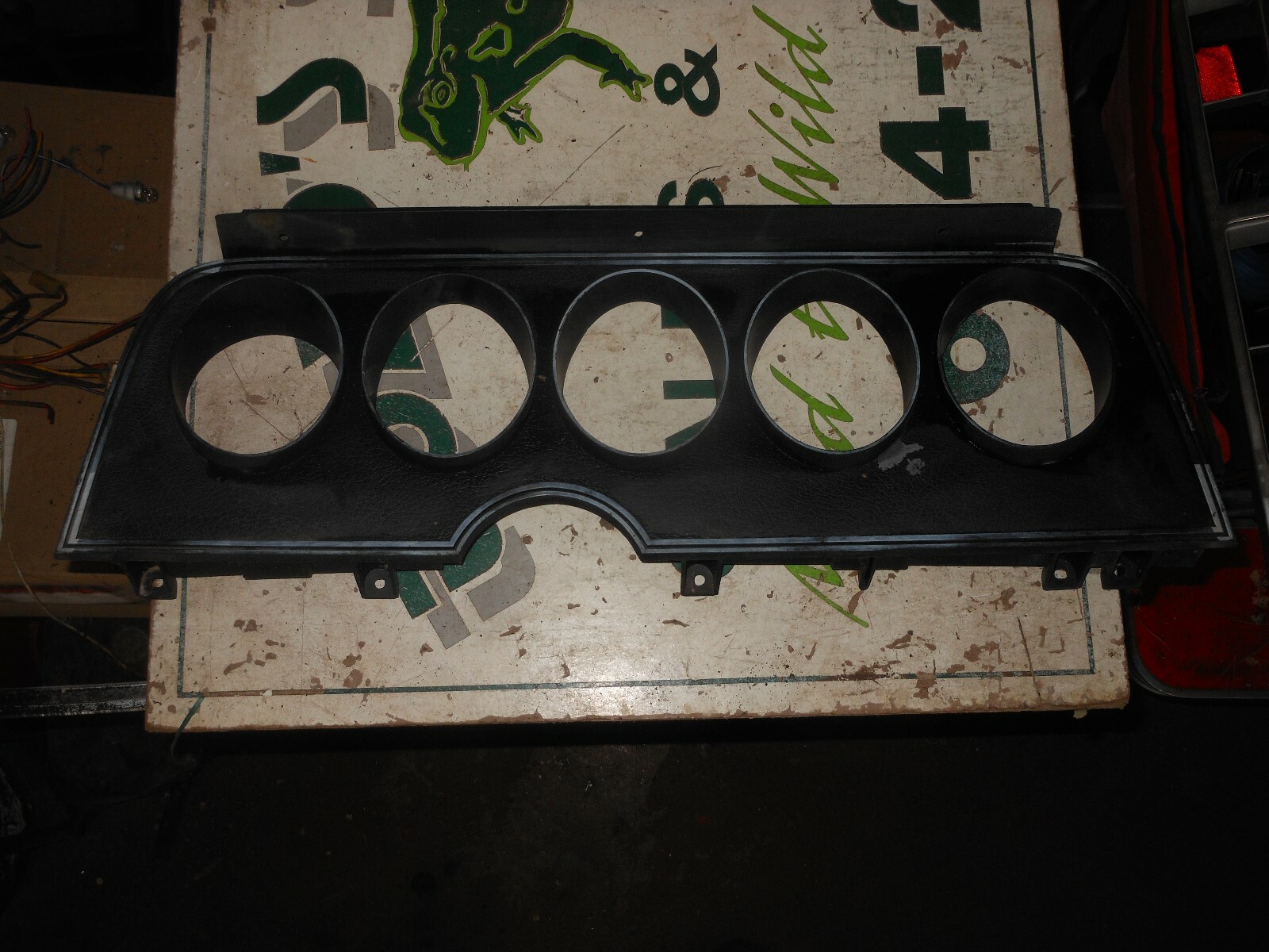 1972-1976 Ford Ranchero Torino Dash Instrument Cluster Bezel OEM Black ...
