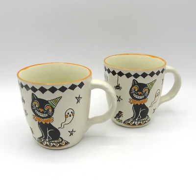 ELI & ANA HALLOWEEN CREEP SHOW MUGS SET OF 2 NEW | eBay
