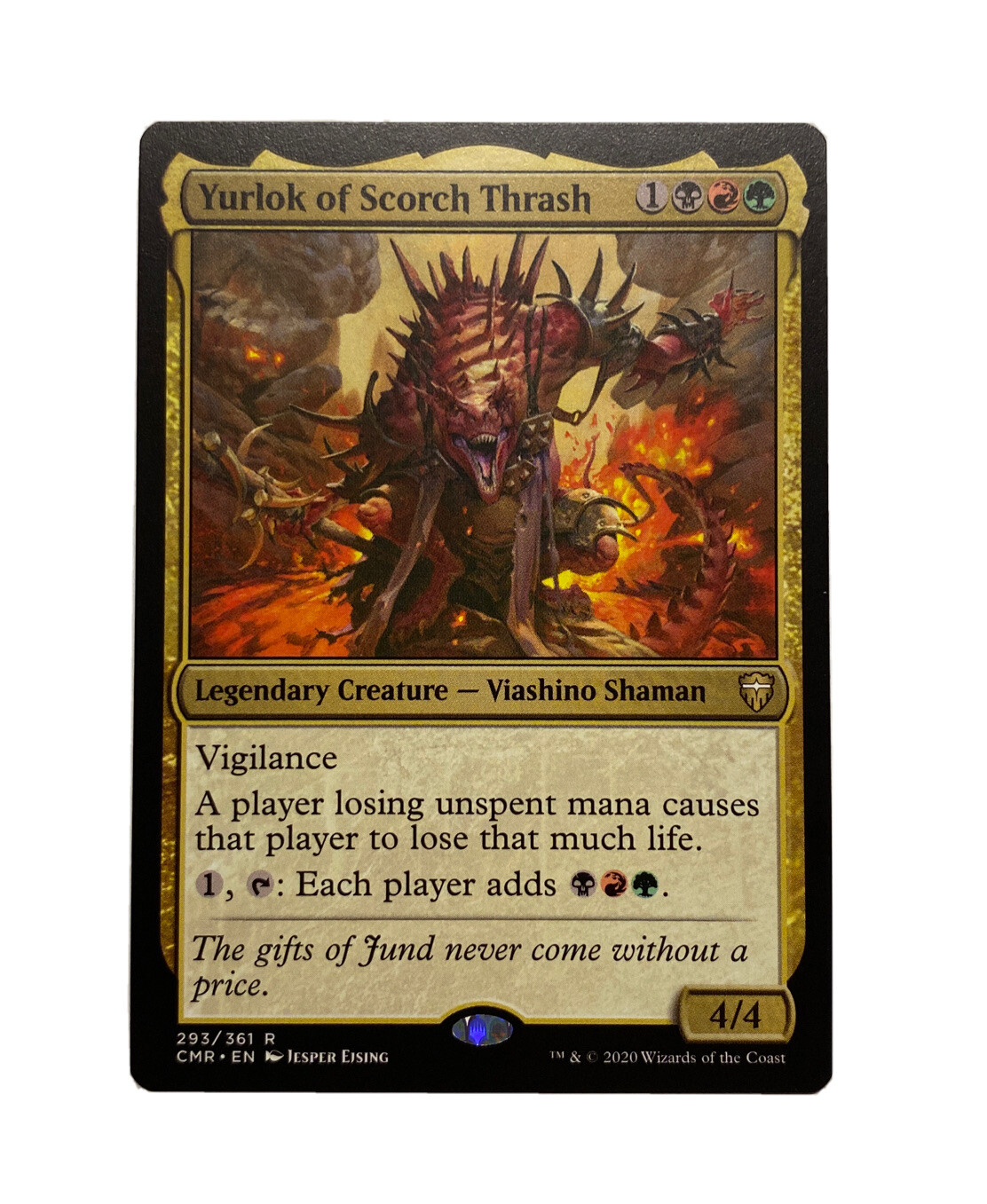 YURLOK OF SCORCH THRASH COMMANDER LEGENDS MTG LEGENDARY CREATURE RARE ...