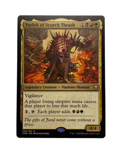 YURLOK OF SCORCH THRASH COMMANDER LEGENDS MTG LEGENDARY CREATURE RARE ...