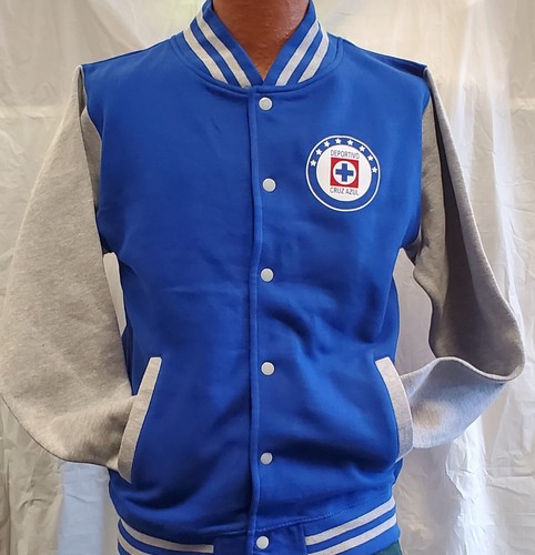 New! Liga MX Club Deportivo Cruz Azul La Maquina Varsity Jacket | eBay