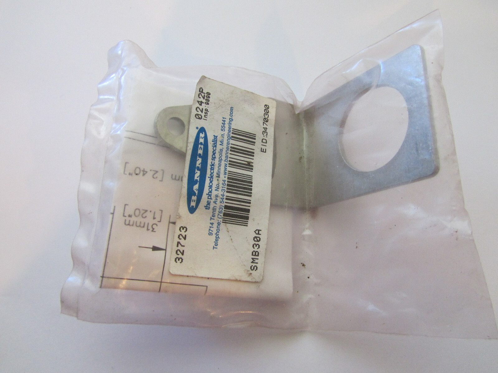 BANNER SMB30A (32723) RIGHT ANGLE MOUNTING BRACKET UNUSED SEALED | eBay
