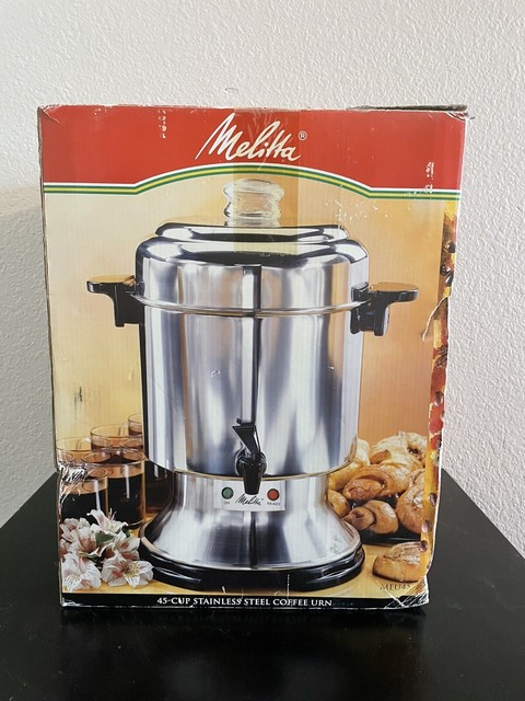 Melitta Commercial 45 Cup Stainless Steel Coffee Urn Percolator Model ...