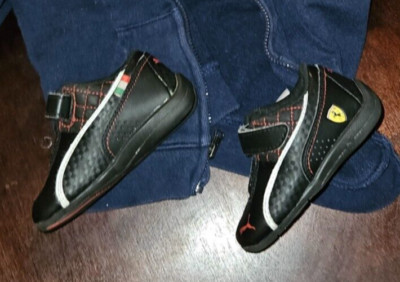 Puma Ferrari Crib Baby Shoes Sneakers Infant 4C | eBay