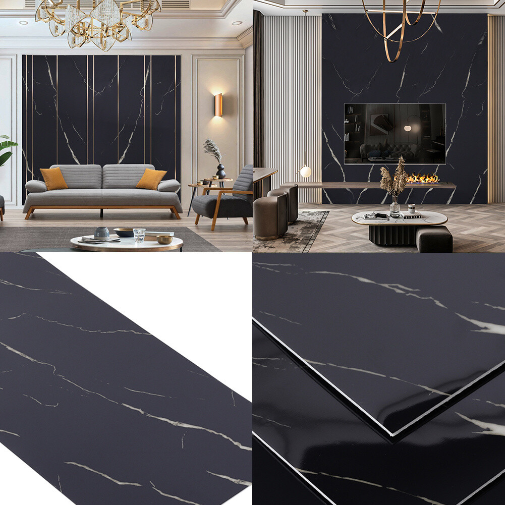 10 Pack Self Adhesive Marble Tile Sticker Kitchen Bathroom Decor Wall ...