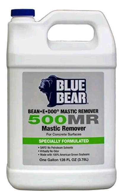 Blue Bear 500mr Mastic Remover for Concrete Surfaces Gallon for sale ...