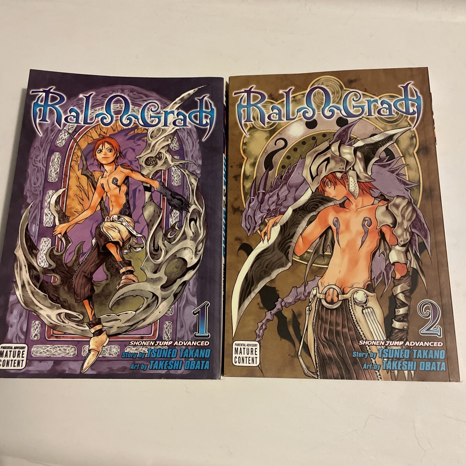 Ral Grad 1, 2 Manga English ⚔️ Action Shonen Jump Viz | eBay