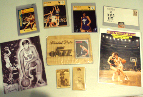 Pete Maravich Collection - Vintage Cards, Photos, HOF Envelope plus ...